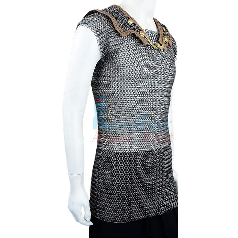 Roman Chain Mail Lorica Hamata 10MM Butted Roman Chainmail Armor ...