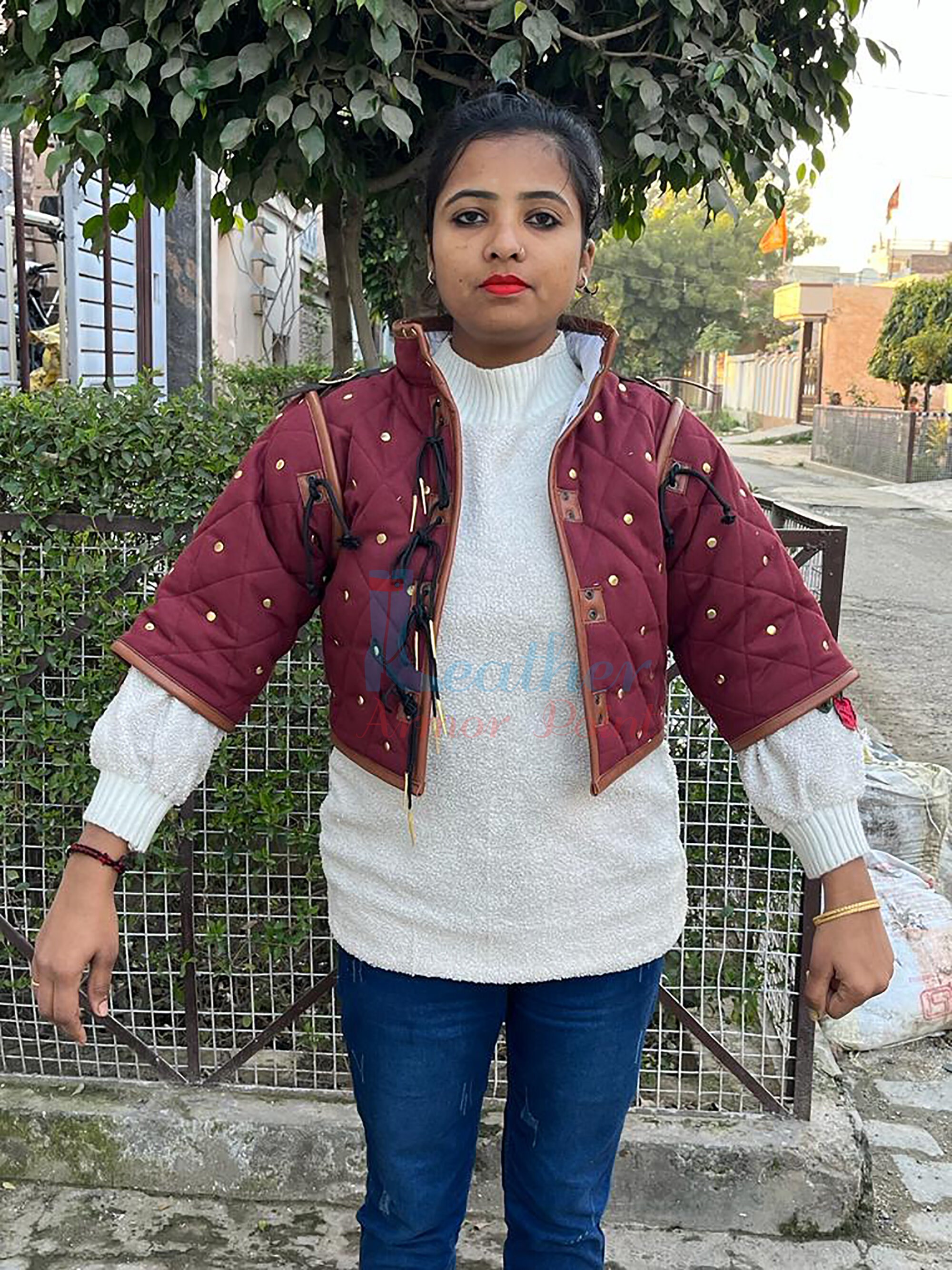 Female Gambeson Witcher Vest Cosplay for Gambeson Padded Armor ...