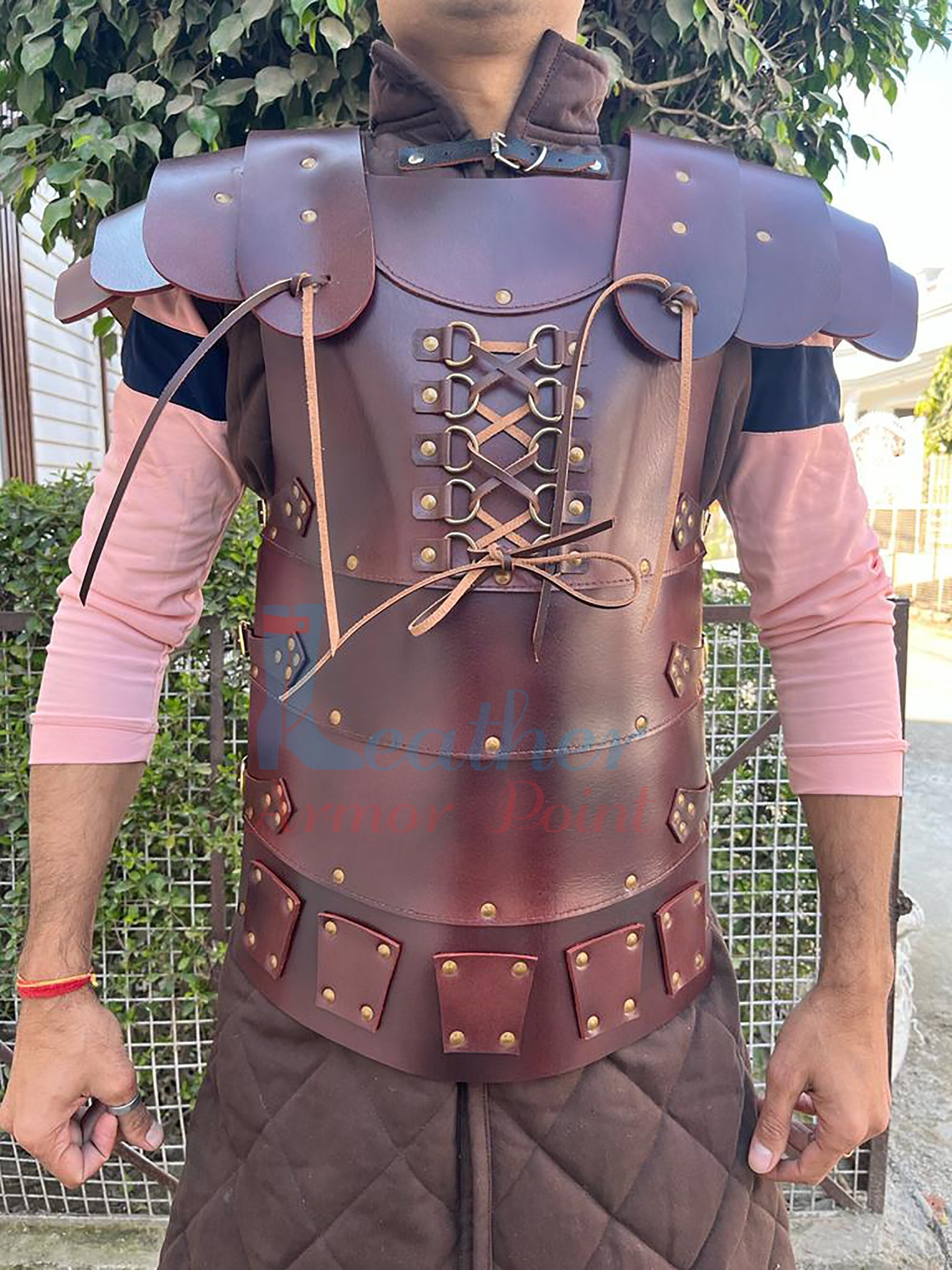 Buy Medieval Leather Body Armor, LARP Body Armor SCA Armor , LAP-071 ...