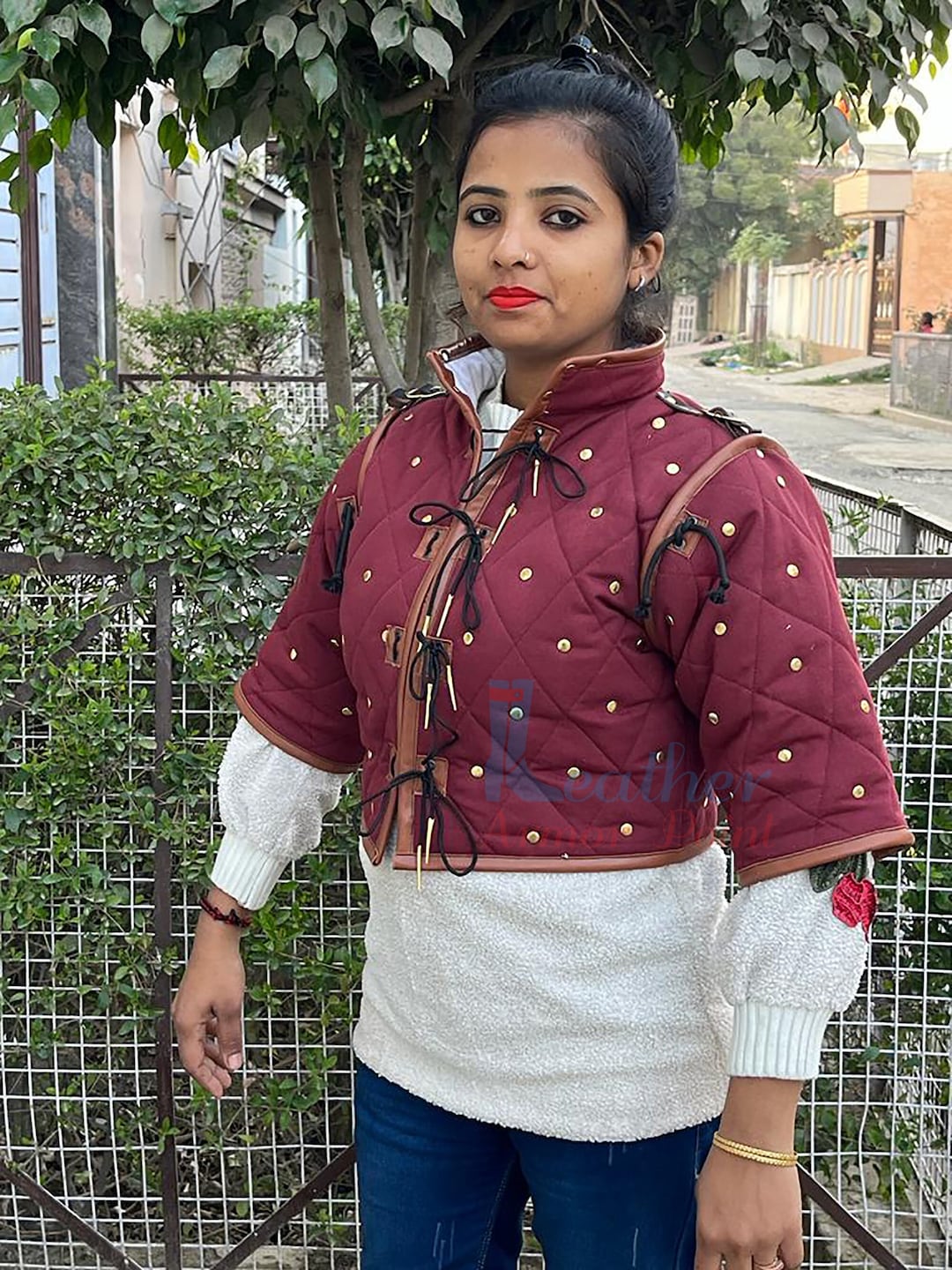 Female Gambeson Witcher Vest Cosplay for Gambeson Padded Armor ...