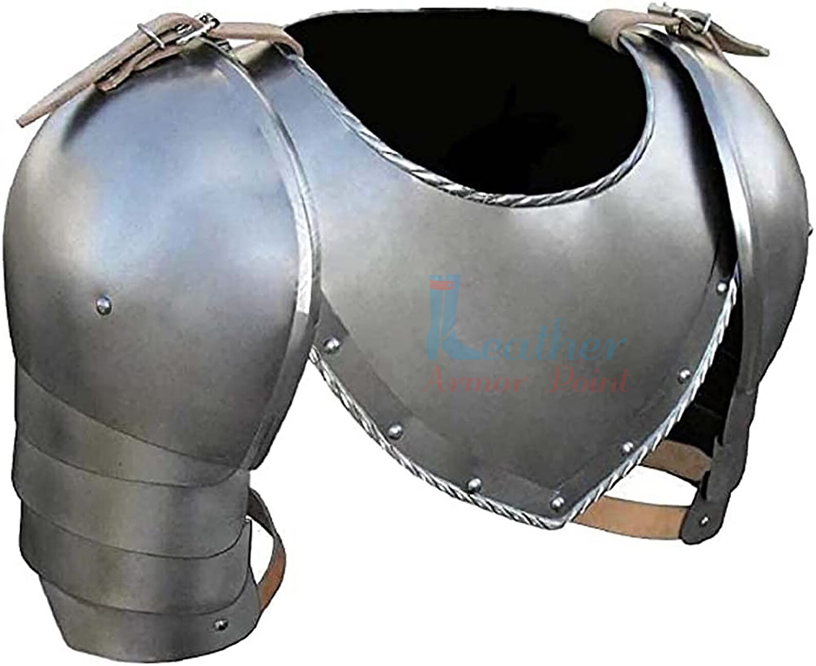 Medieval Gorget Spaulders Iron Arm Shoulder Set Pauldron - Etsy