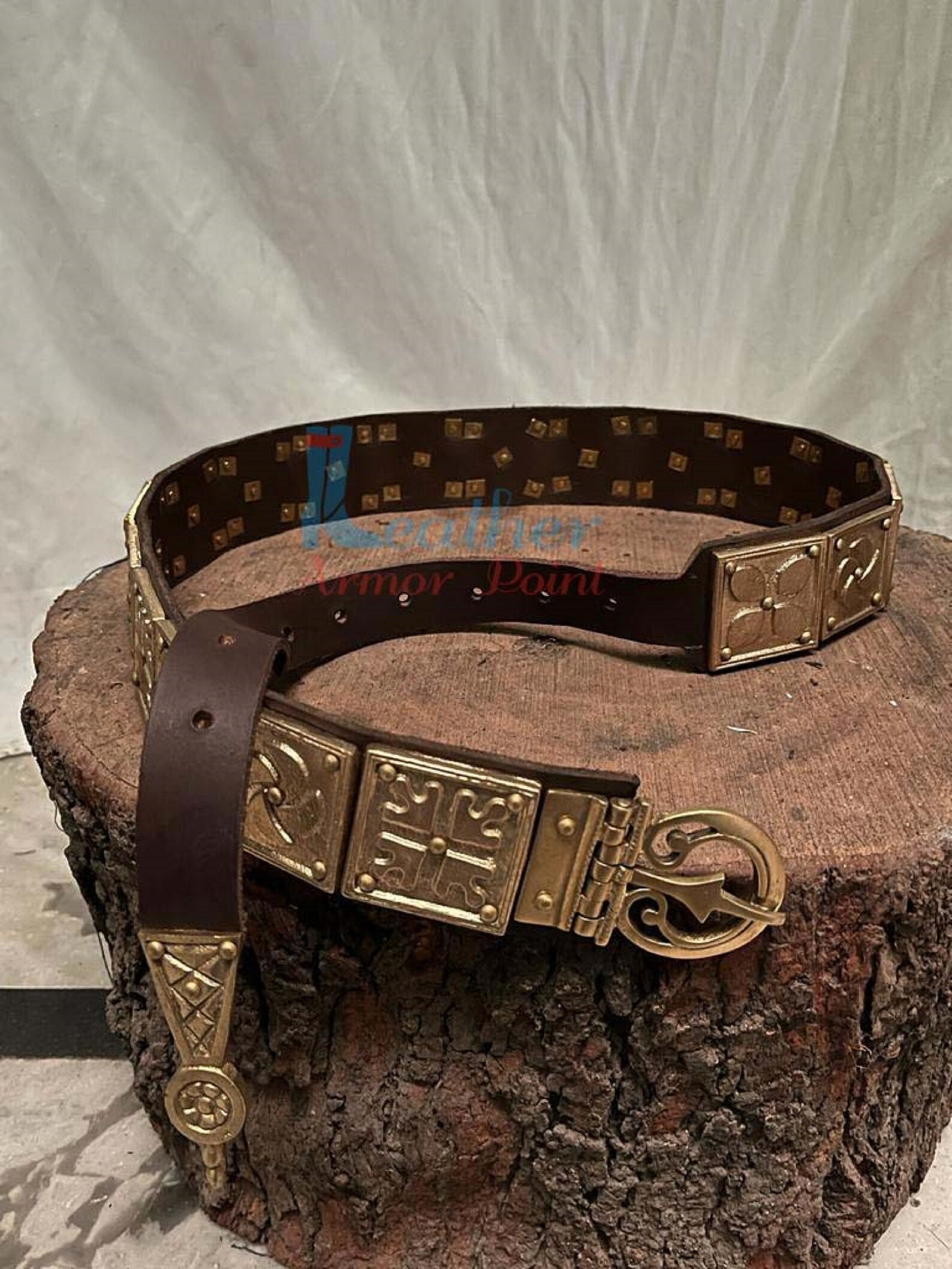 Roman Legionary Apron Belt Pure Brass With Leather Re-enactment ...