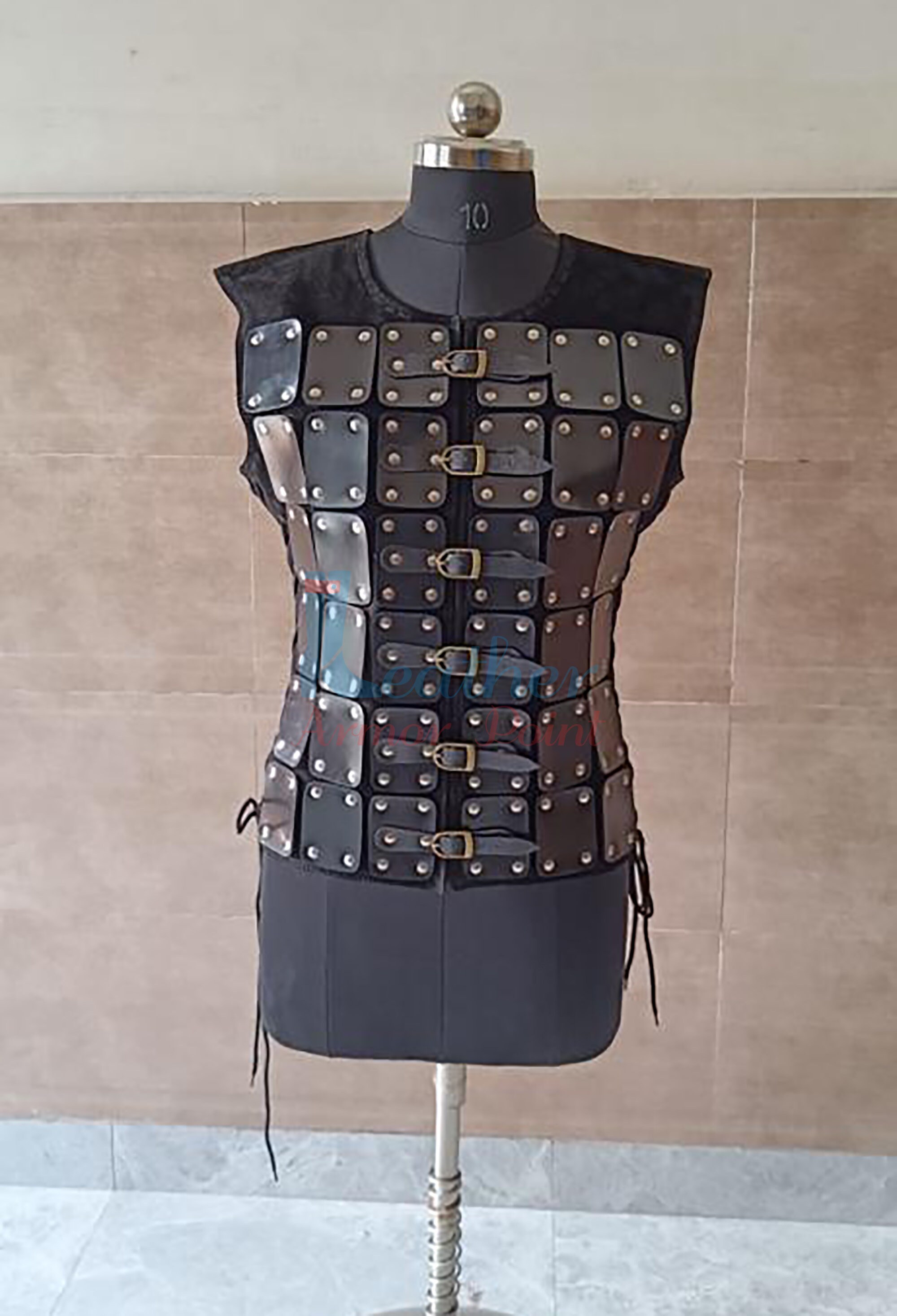 Leather Armor Leather Brigantine Armor Medieval Fantasy - Etsy