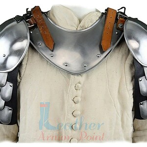 Medieval Pauldrons Armor, With Scale Armor Knight Warrior Pauldrons ...