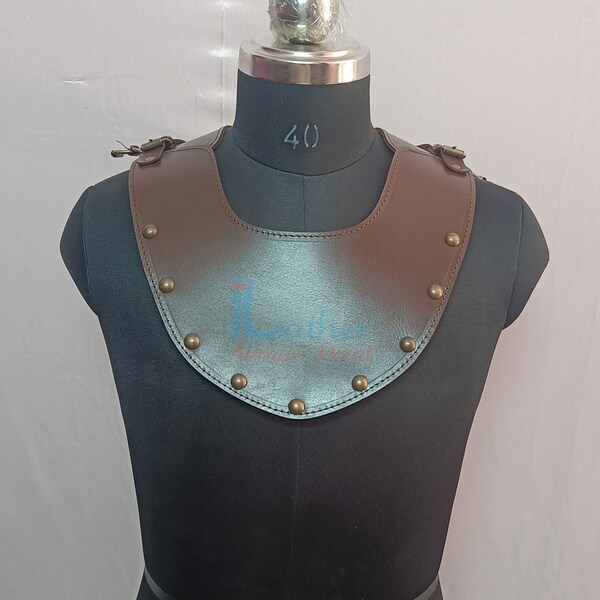 Leather Gorget - Etsy