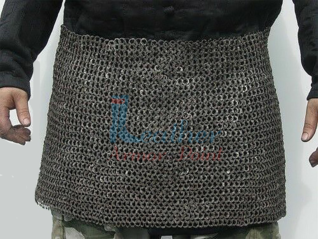 Medieval Chain Mail Skirt 9 Mm Round Riveted With Washer - Etsy