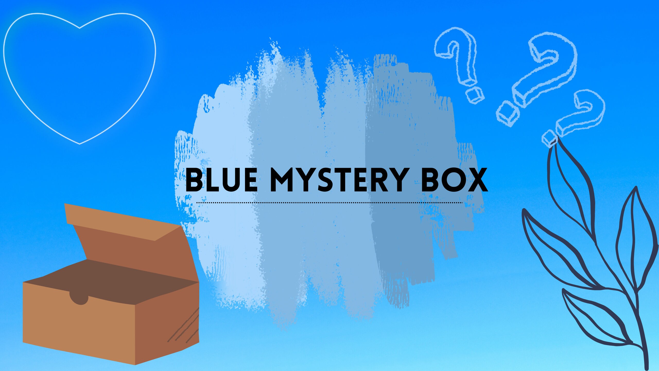 Blue Mystery Box: A Selection of Relaxing and Enjoyable Items to ...