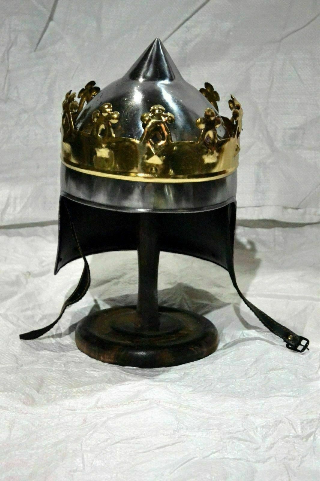 Richard the Lionheart Helmet Monarch Helmet Medieval Crown Helmet ...