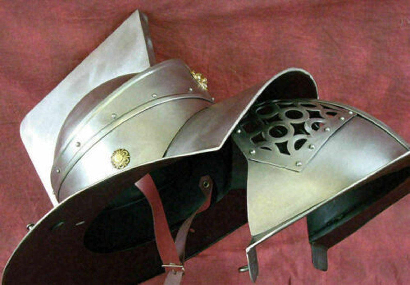 Gladiator Helmet Murmillo Helmet Murmillo Armor Roman Gladiator Helmet ...
