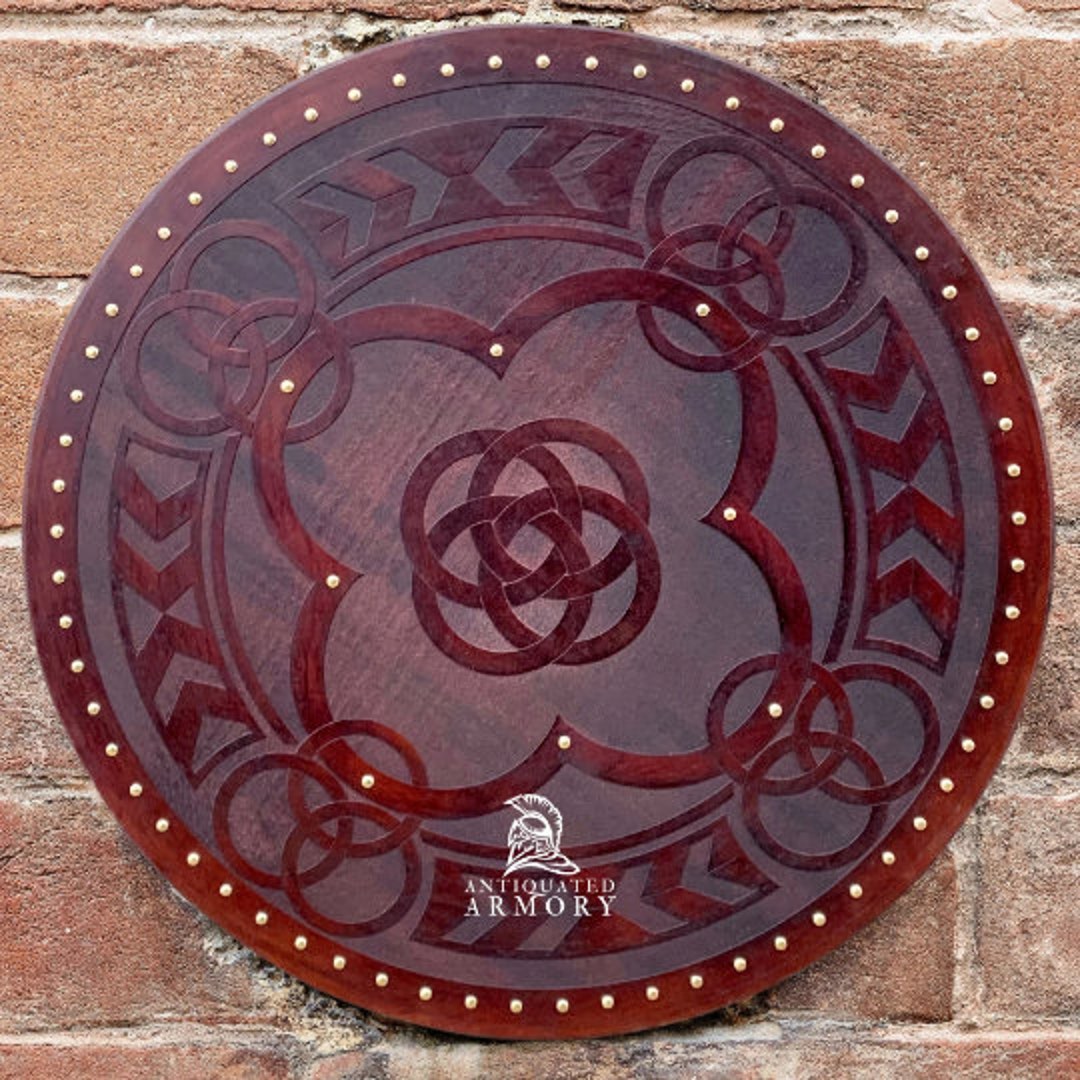 Hand-crafted Viking Shield Viking Wood Shield Authentic Battle-ready ...