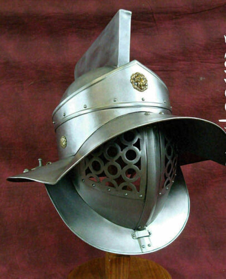 Gladiator Helmet Murmillo Helmet Murmillo Armor Roman Gladiator Helmet ...
