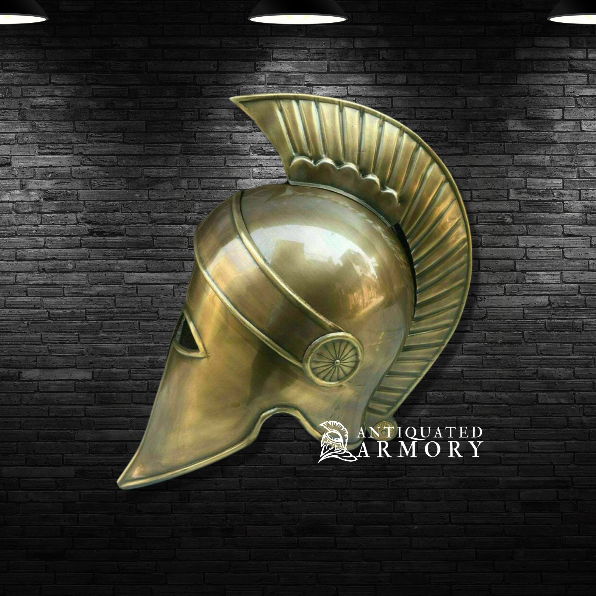 Authentic Corinthian Helmet Spartan Hoplite Armor, Battle Ready Greek ...