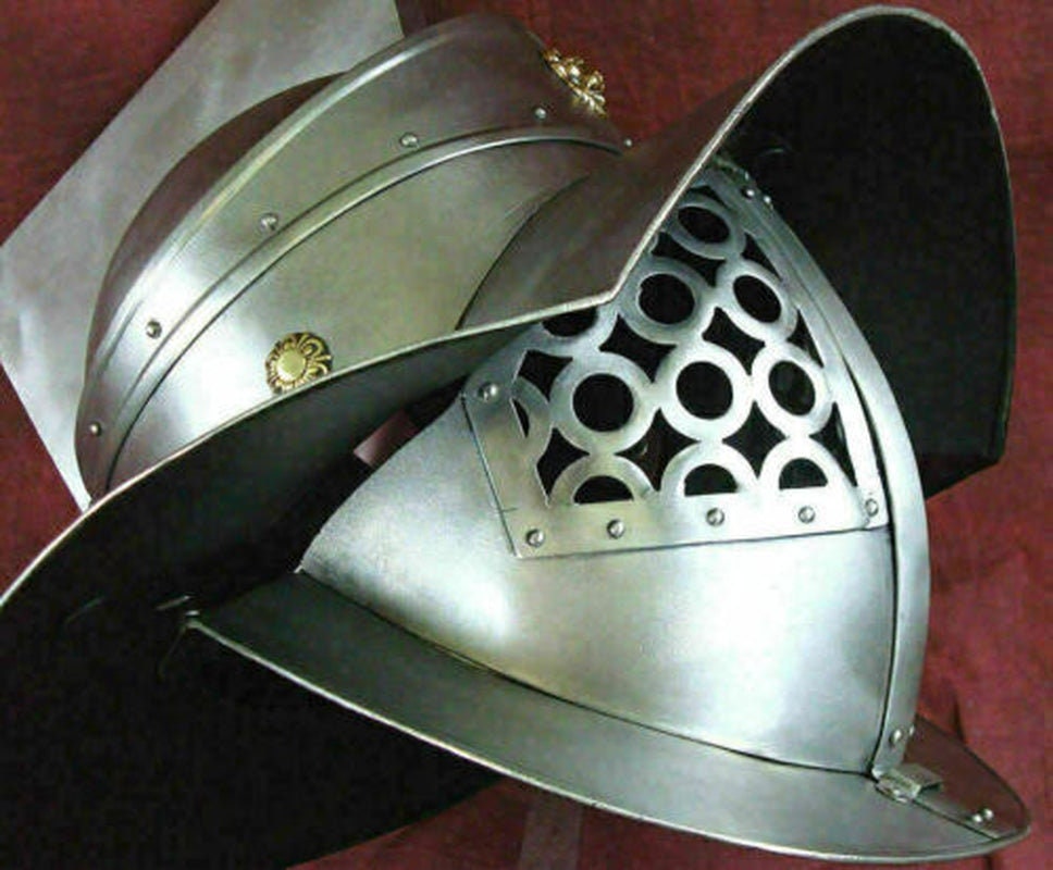Gladiator Helmet Murmillo Helmet Murmillo Armor Roman Gladiator Helmet ...