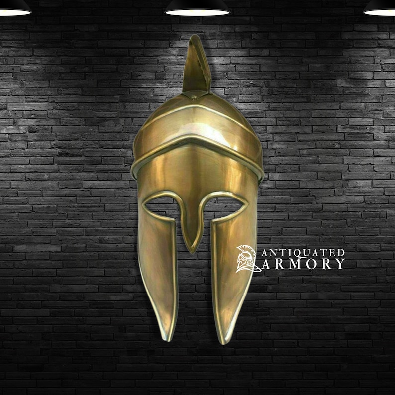 Authentic Corinthian Helmet Spartan Hoplite Armor, Battle Ready Greek ...