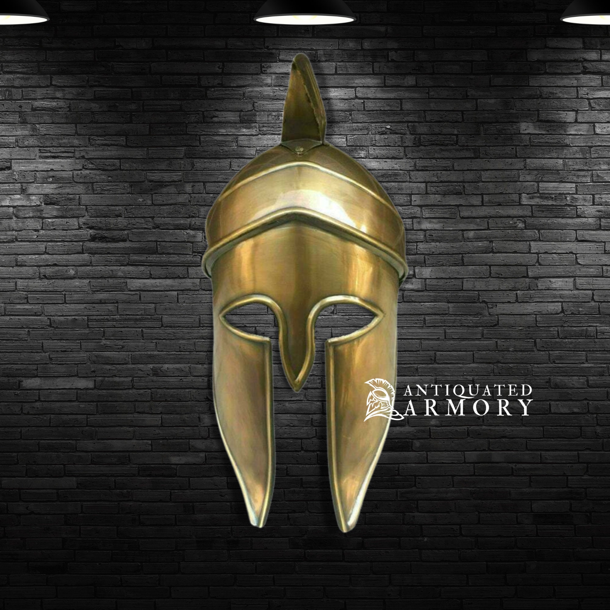 Authentic Corinthian Helmet Spartan Hoplite Armor, Battle Ready Greek ...