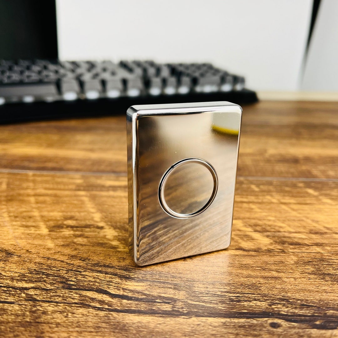 Mirror Polished Stainless Steel Fidget Spinner - Etsy