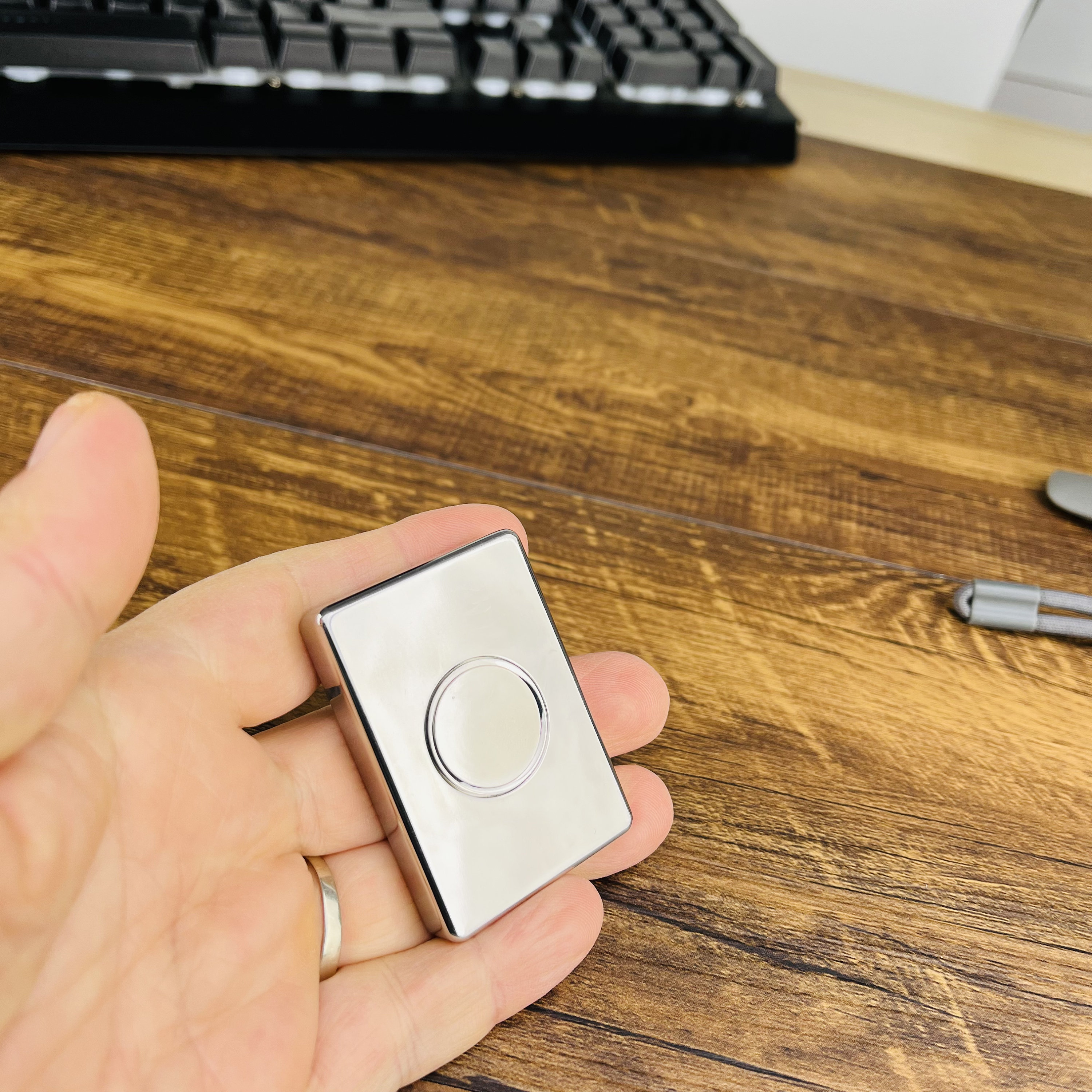 Mirror Polished Stainless Steel Fidget Spinner - Etsy