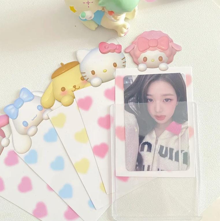 Cute Heart Bunny Dog Cat Sanrio Inspired Character Toploader Fillers ...