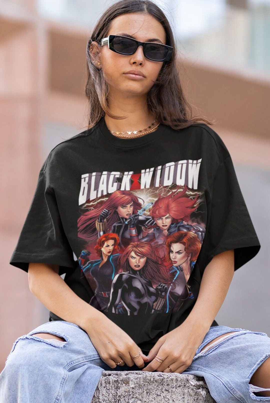 BLACK WIDOW | Black Widow Tshirt | Black Widow Cartoon Avengers Shirt ...
