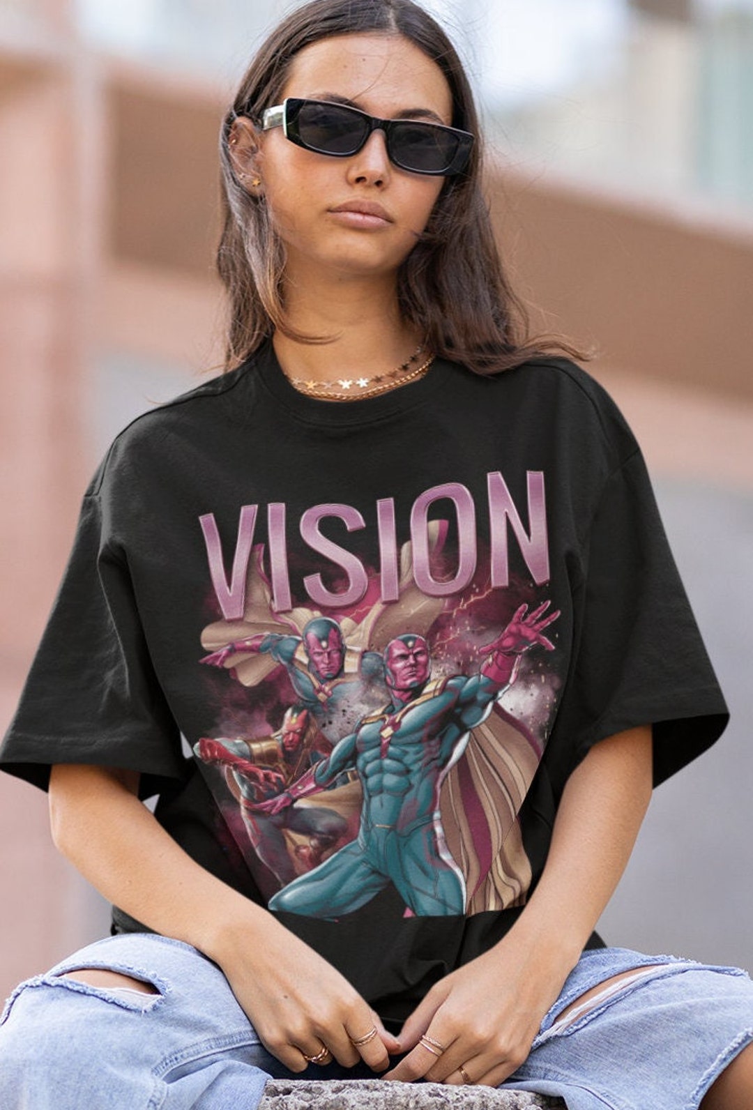 VISION | Vision Tshirt | Vision Cartoon Avengers Shirt | Vision ...
