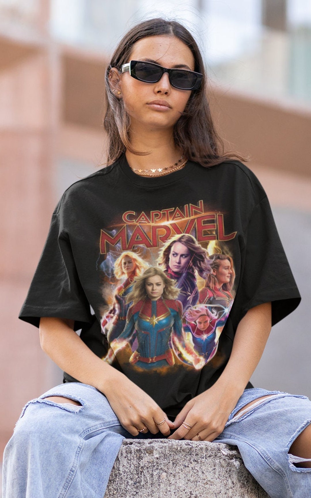 CAPTAIN MARVEL | Brie Larson | Captain Marvel Tshirt Shirt Tee ...