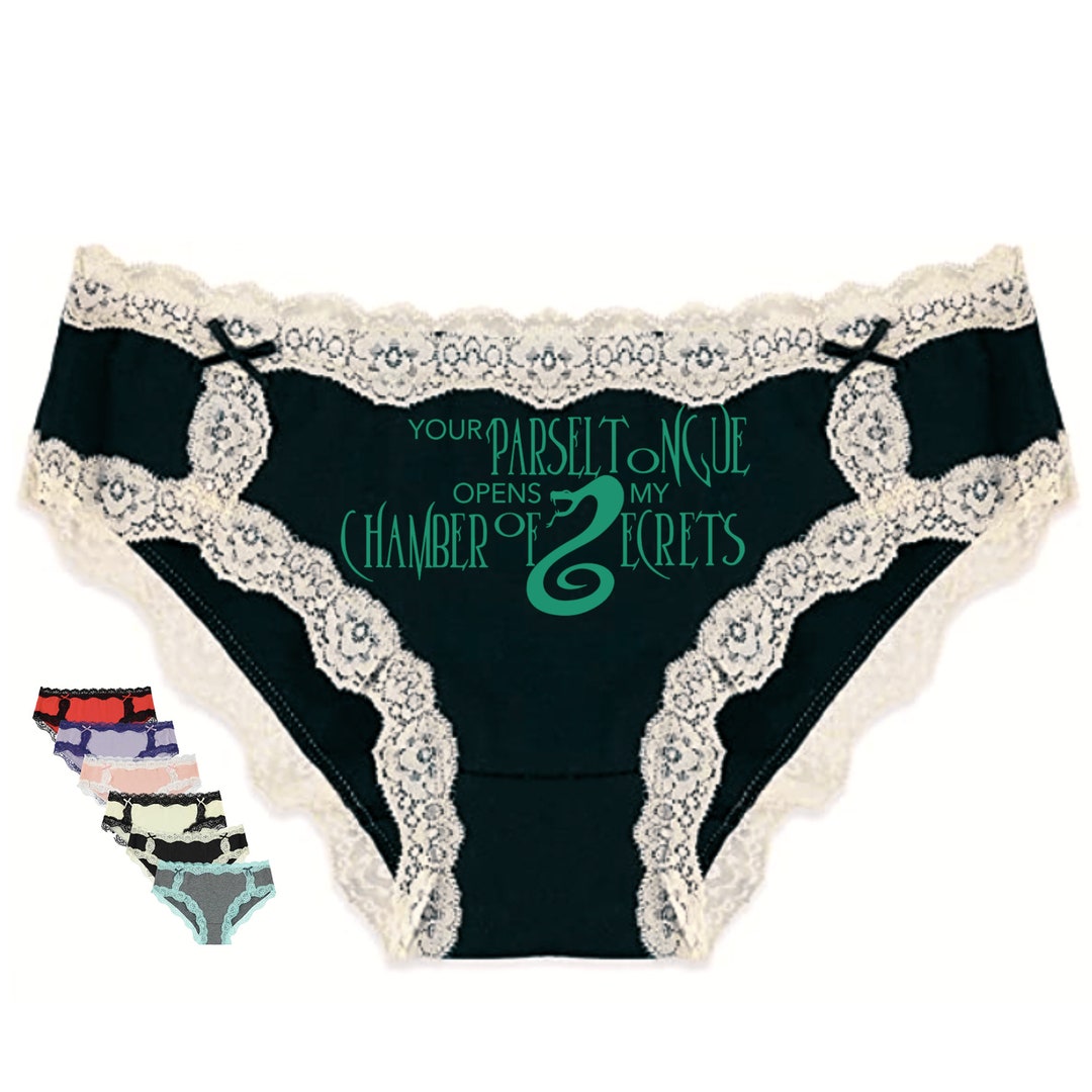 Your Parseltongue Opens My Chamber of Secrets Hipster Lace Panties - Etsy
