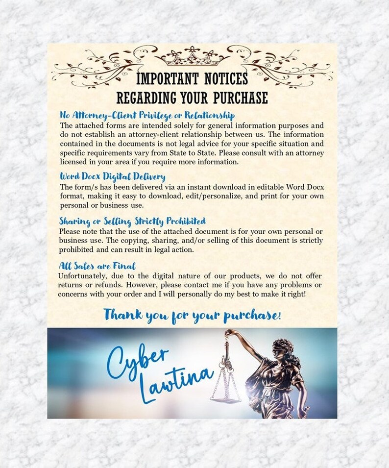 Last Instructions for Funeral and Services - Professionally Drafted by ...