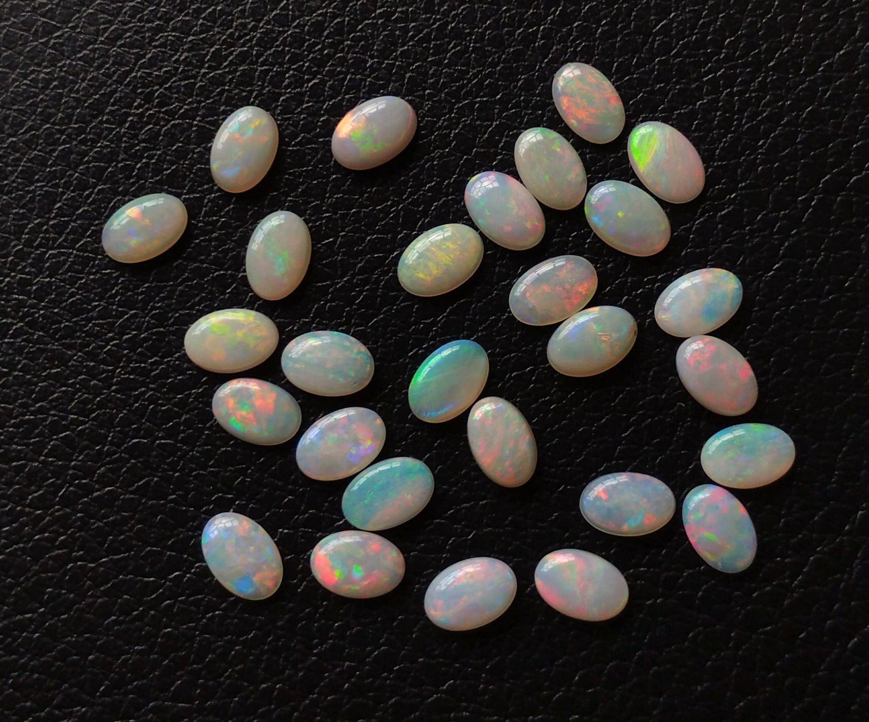 Natural Solid Australian Opal Oval Cabochon 4x6 Mm Top Flashy - Etsy