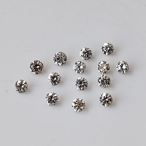 Natural White Diamond J-K Color VS Purity Diamond Brilliant Round Cut 1 ...