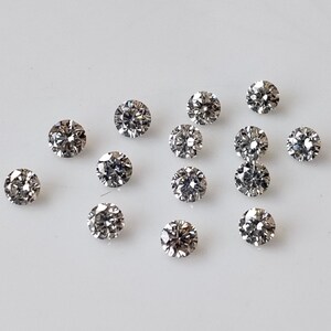 Natural White Diamond J-K Color VS Purity Diamond Brilliant Round Cut 1 ...