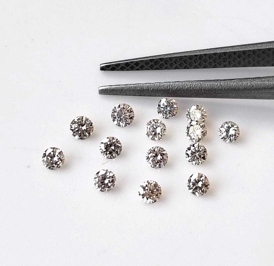 Natural White Diamond J-K Color VS Purity Diamond Brilliant Round Cut 1 ...