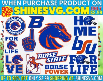 Boise State Logo Svg - Etsy