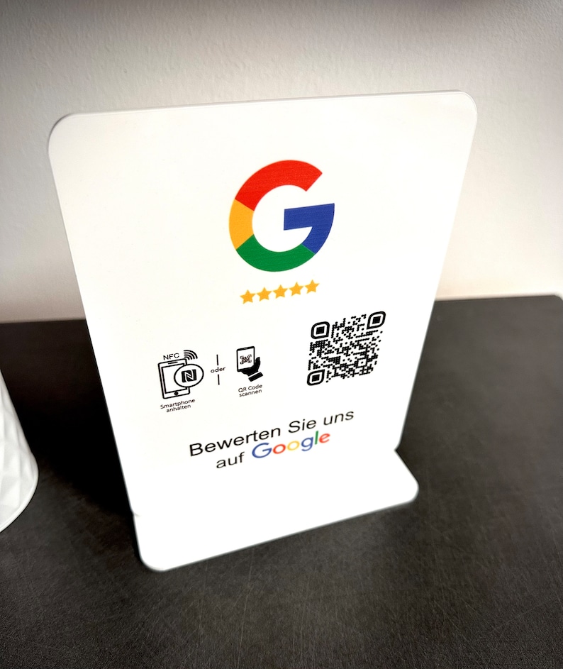 Google Rating NFC Stand/display Also Possible With Personal Company ...