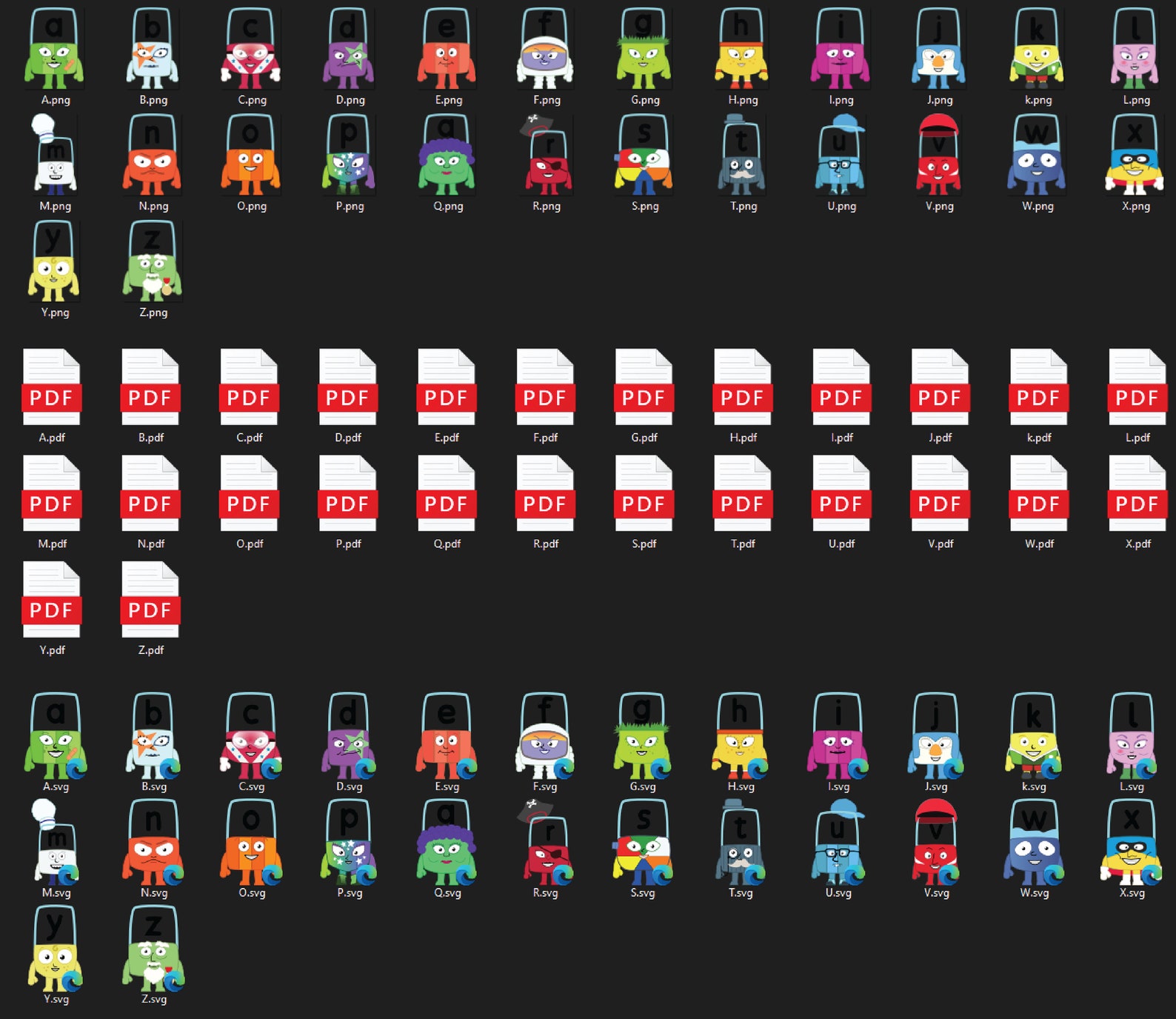 Alpha Blocks SVG Bundle | Alpha Blocks Vector Set - SVG PDF Png ...