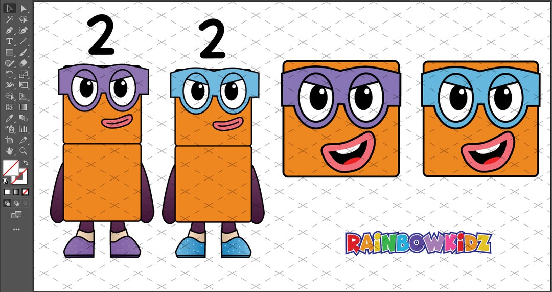 Number Blocks Terrible Two SVG Ready to Cut Cricut, Number Blocks SVG ...