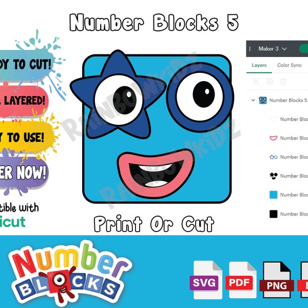 Number Blocks - Etsy