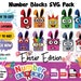 Number Blocks SVG Pack Easter Edition 50 Bonus Easter SVG, Number ...