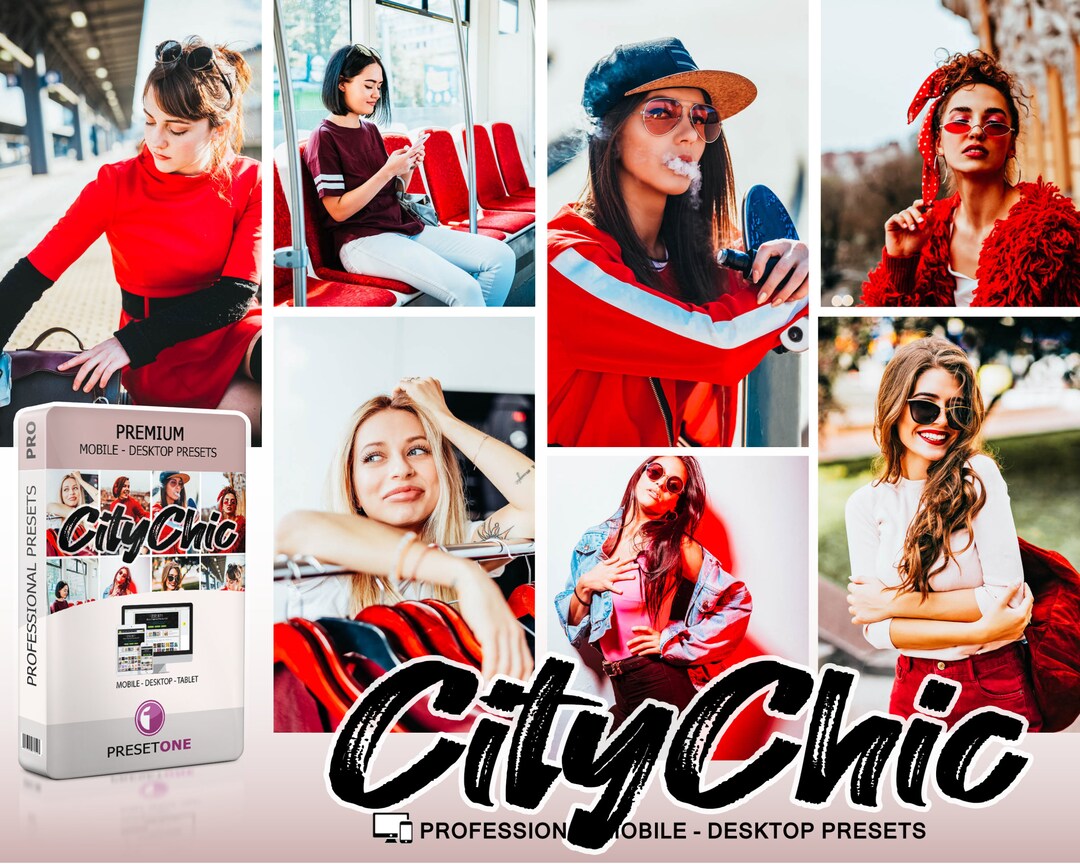 12 Instagram Presets Photo Filter CITY CHIC Influencer Presets - Etsy