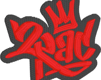 Tupac Design Embroidery - Etsy