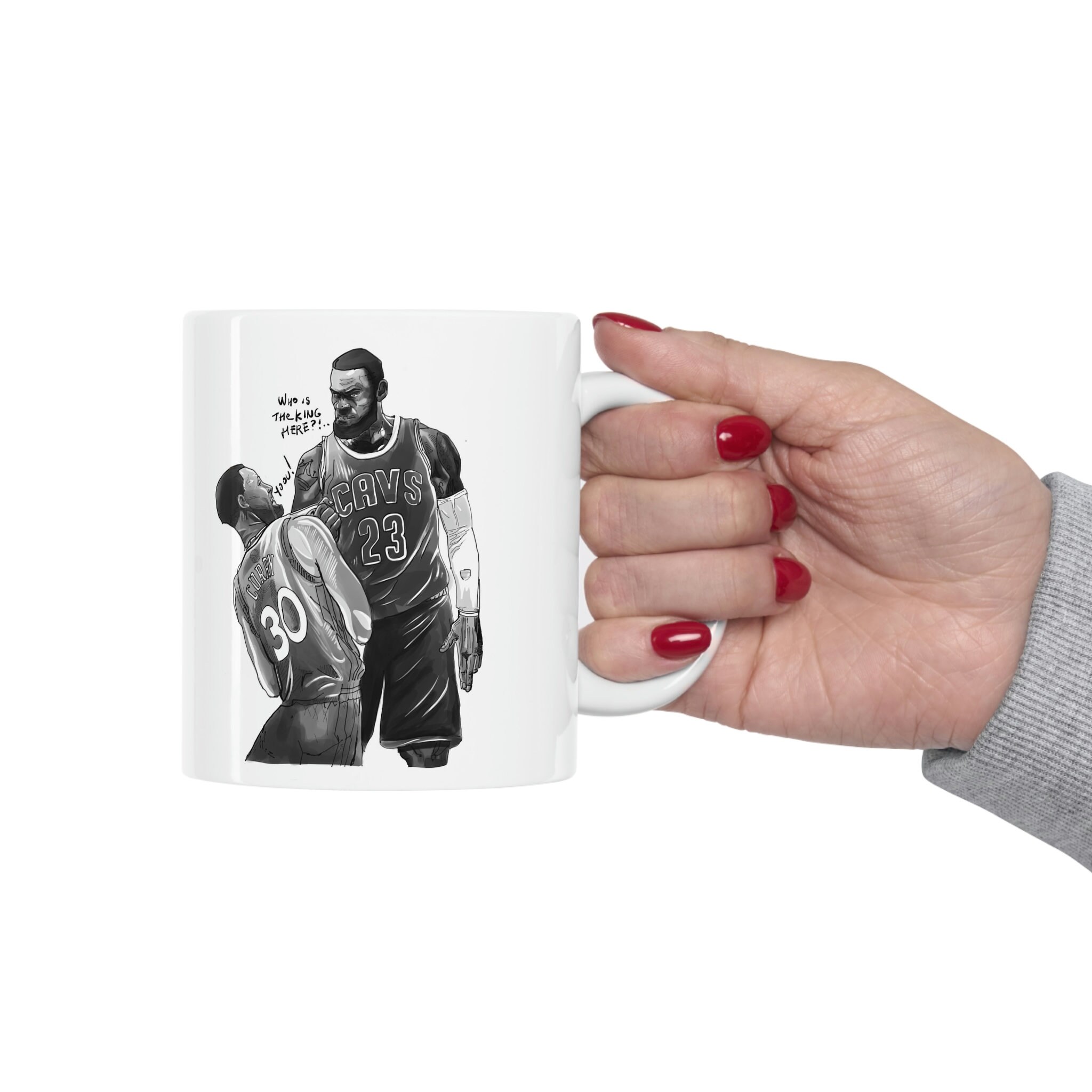 Ceramic Mug Lebron Vs Steph Curry NBA 11oz. Limited Edition, Made on ...