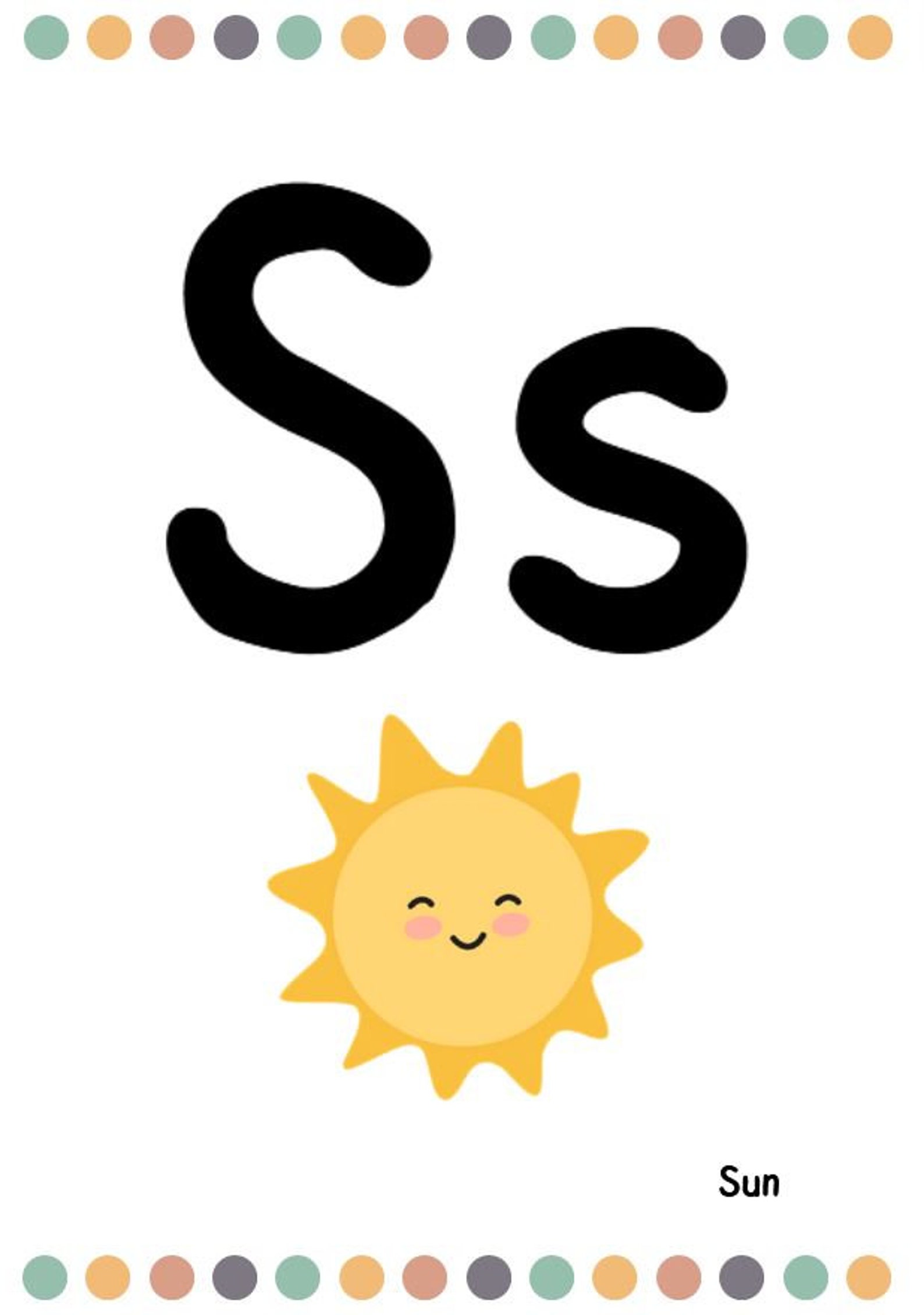 Colorful Pastel Minimalist Alphabet Poster, ABC Posters for Classroom ...