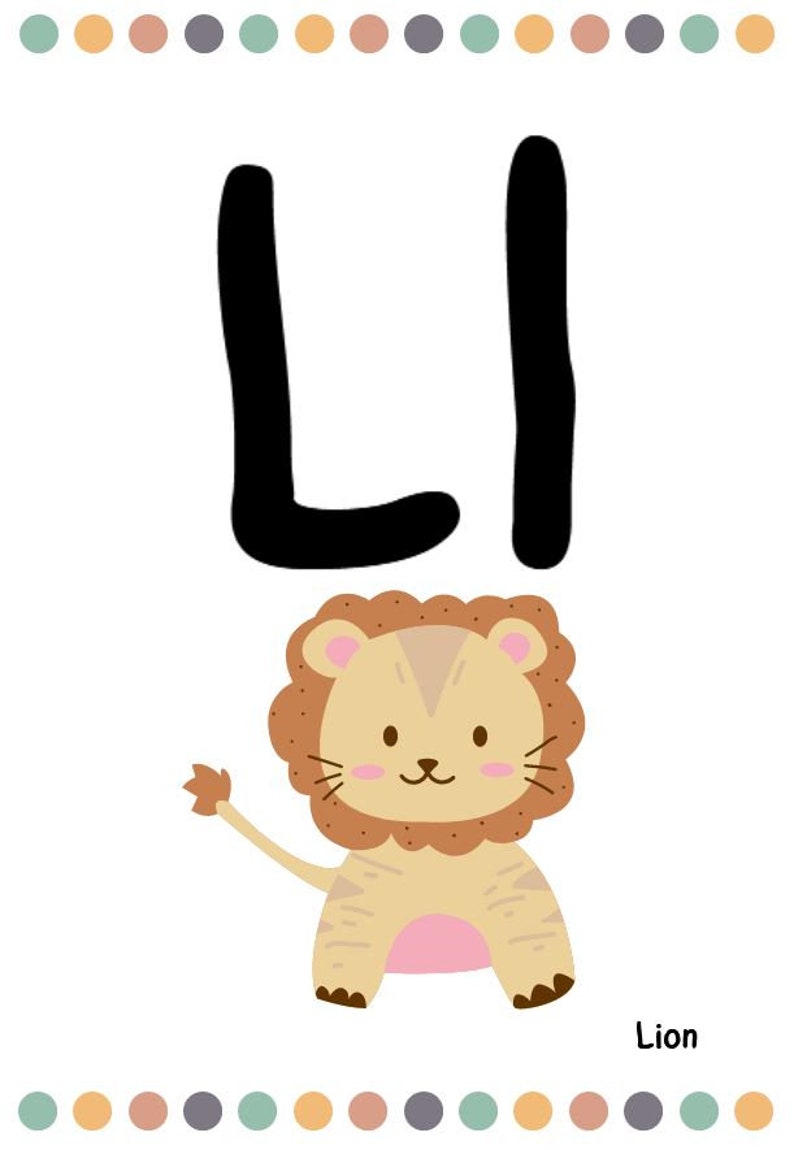 Colorful Pastel Minimalist Alphabet Poster, ABC Posters for Classroom ...