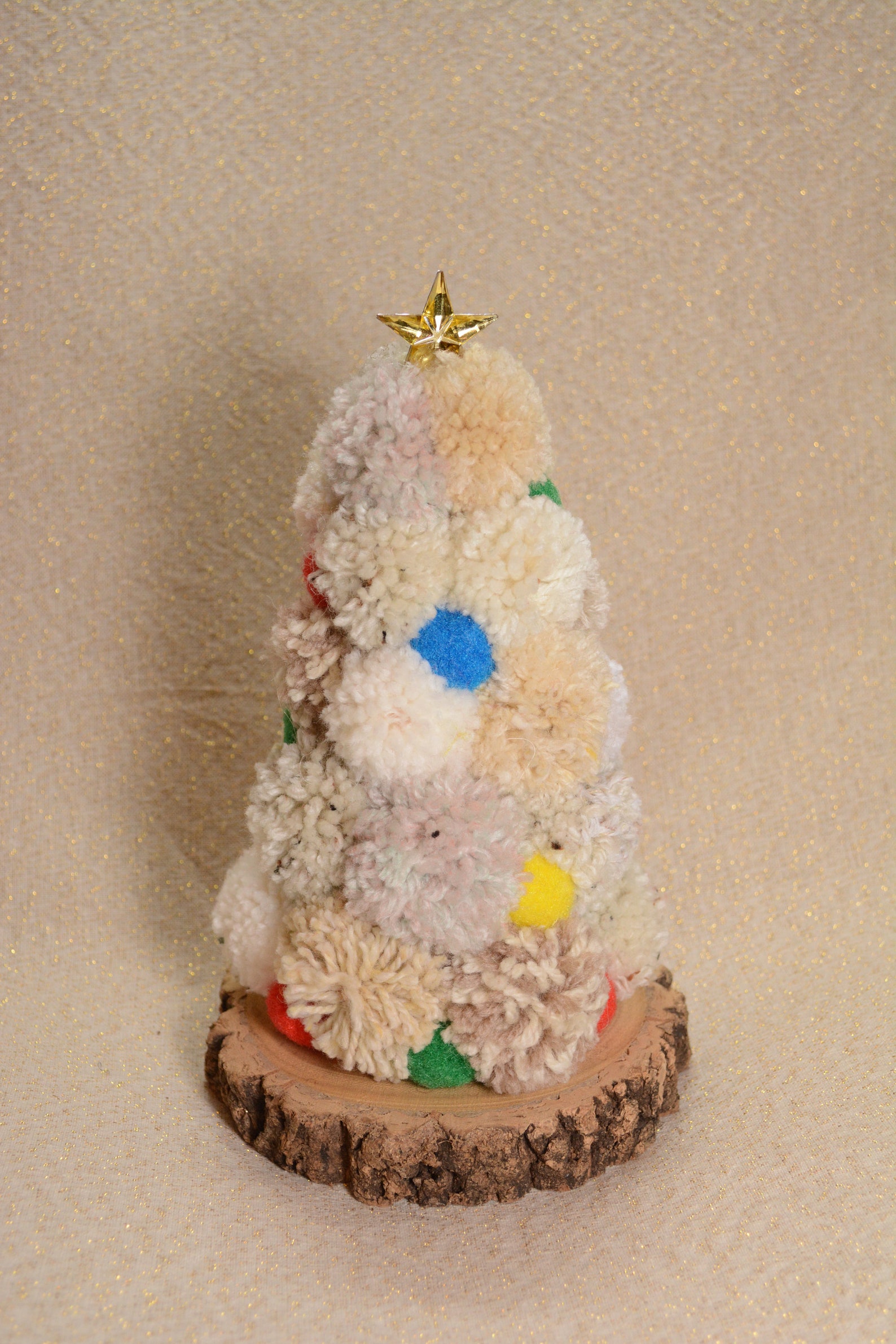 Handmade Decorative Pom Pom Christmas Trees - Etsy