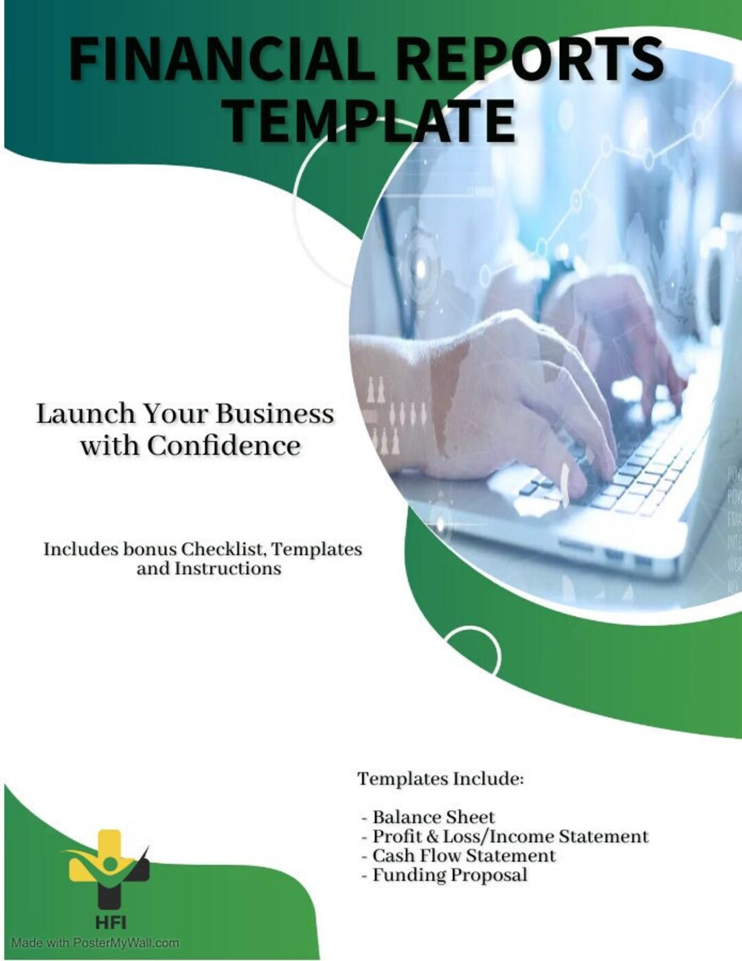 DIY Business Financial Reports Template - Etsy