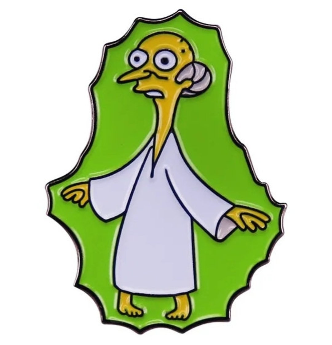 The Simpsons Badges Homer Simpson Lapel Pin the Simpsons - Etsy