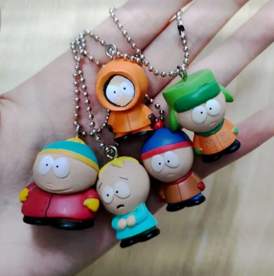 Cartman Keychain South Park Gifts Kyle Keyring Stan - Etsy
