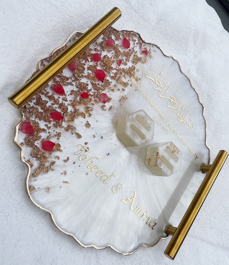 Personalized Engagement Tray Engagement Rings Holder Tray Engagement ...