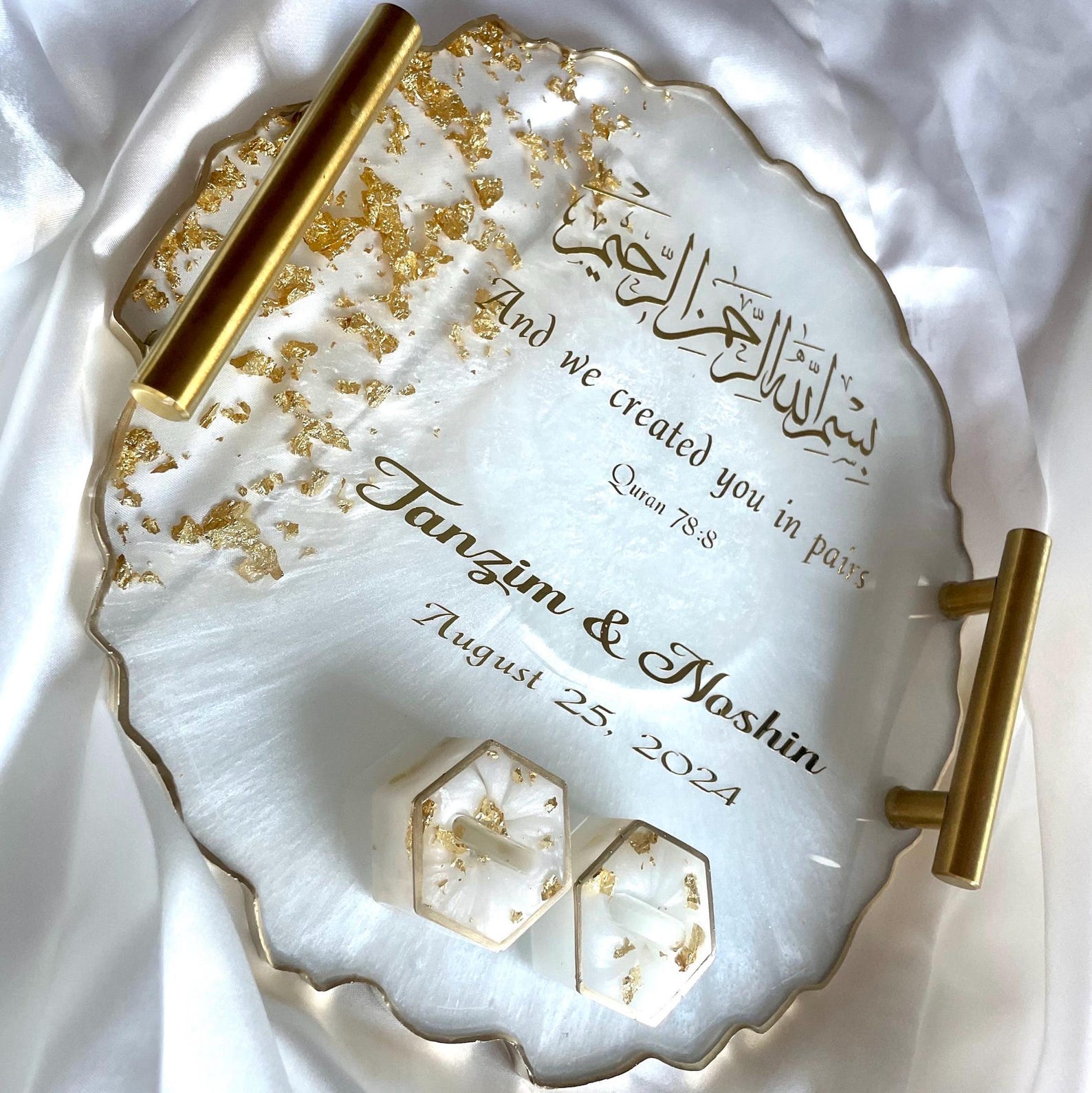 Personalized Engagement Tray Engagement Rings Holder Tray Engagement ...