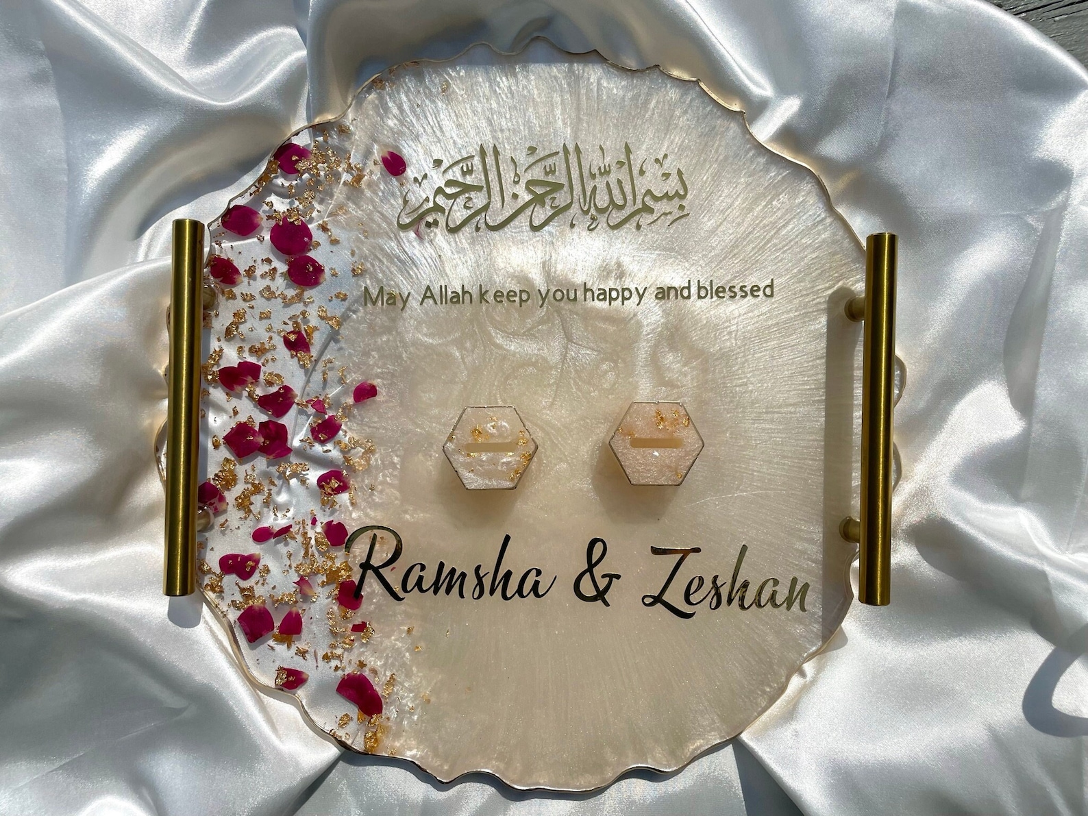 Personalized Engagement Tray Engagement Rings Holder Tray Engagement ...