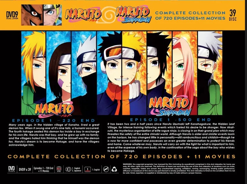 Anime DVD English AUDIO Complete Series Vol.1-720 11 Movies English ...